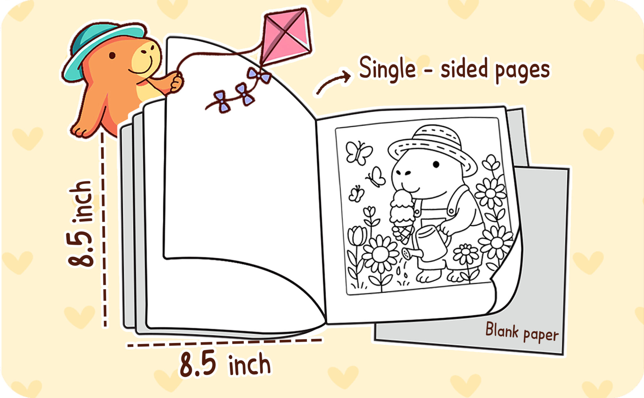 Capy Summer Days Coloring Book By Pawla Petala